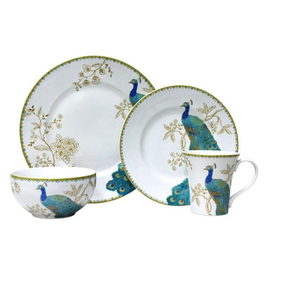 222 Fifth | Kitchen | 222 Fifth Peacock Garden Salad Soup Cereal Bowl ...